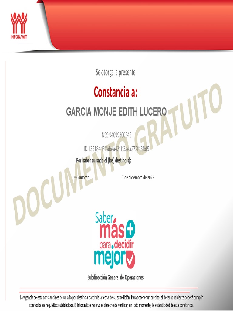 Certificado Taller | PDF