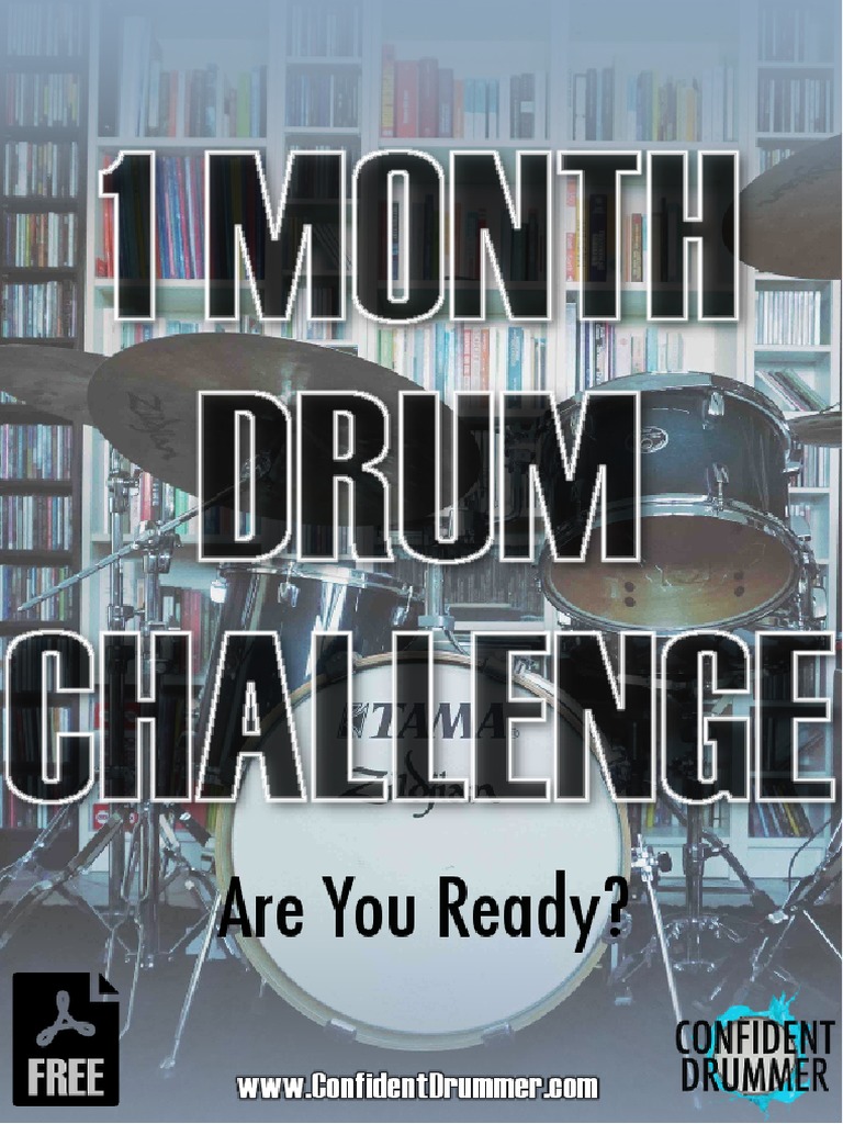 1 Month Drum Challenge Guide | PDF | Tempo | Rhythm And Meter