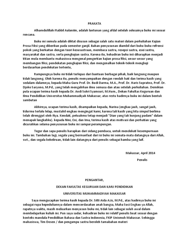 Kajian Prosa Fiksi Baru | PDF