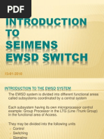 Ewsd - SYSTEM OVERVIEW | PDF | Telephone Exchange | Data Transmission