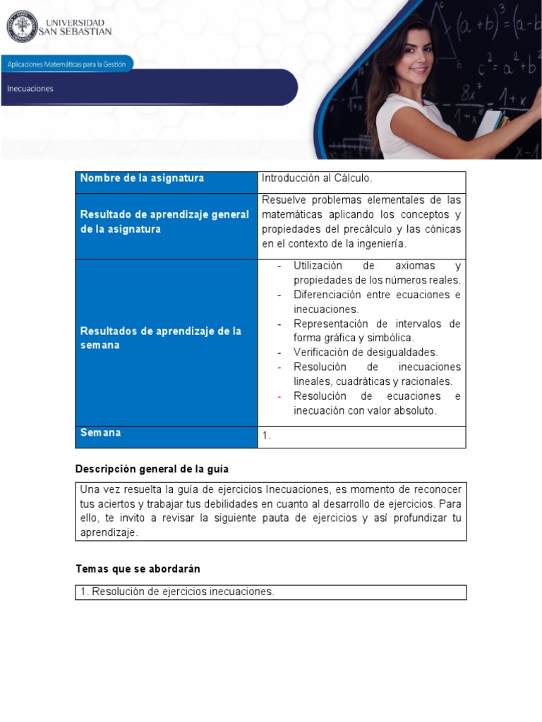 U1 Guía de Ejercicios Resueltos Paso A Paso Semana 1 | PDF | Ecuaciones | Álgebra