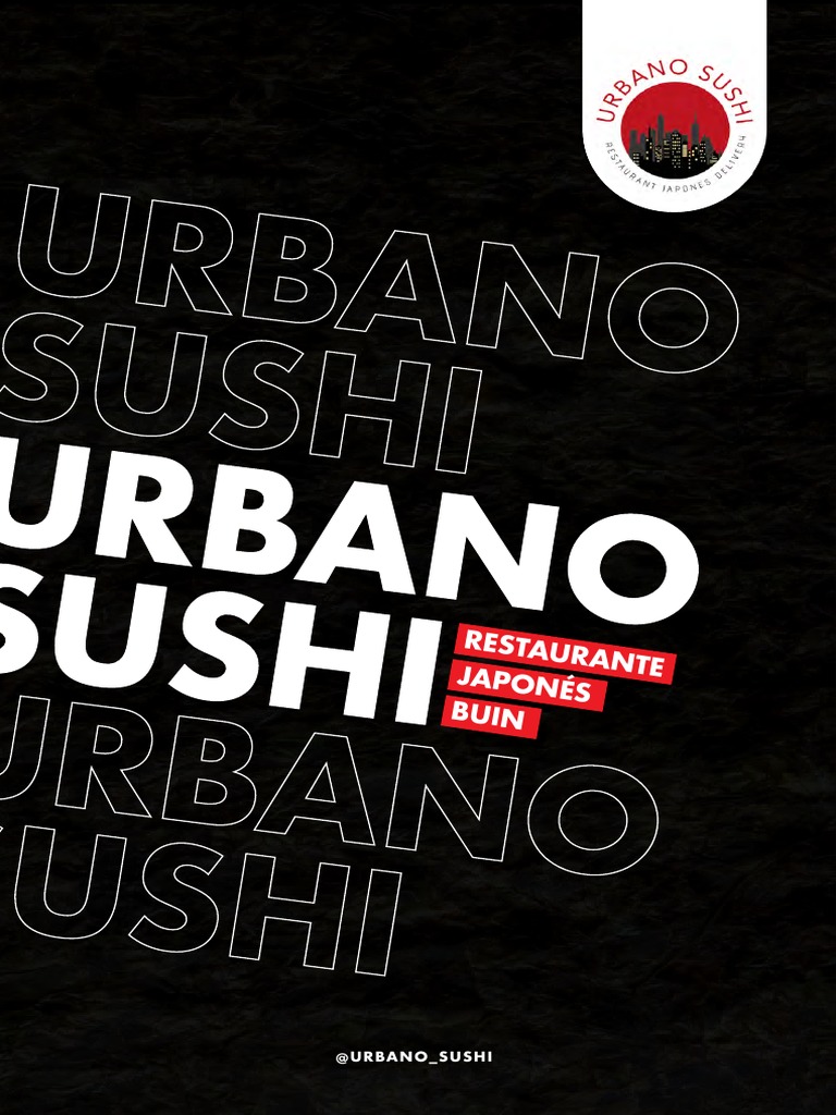 MENU - URBANO - SUSHI - Julio - 2022-2 | PDF | Ingredientes de comida ...