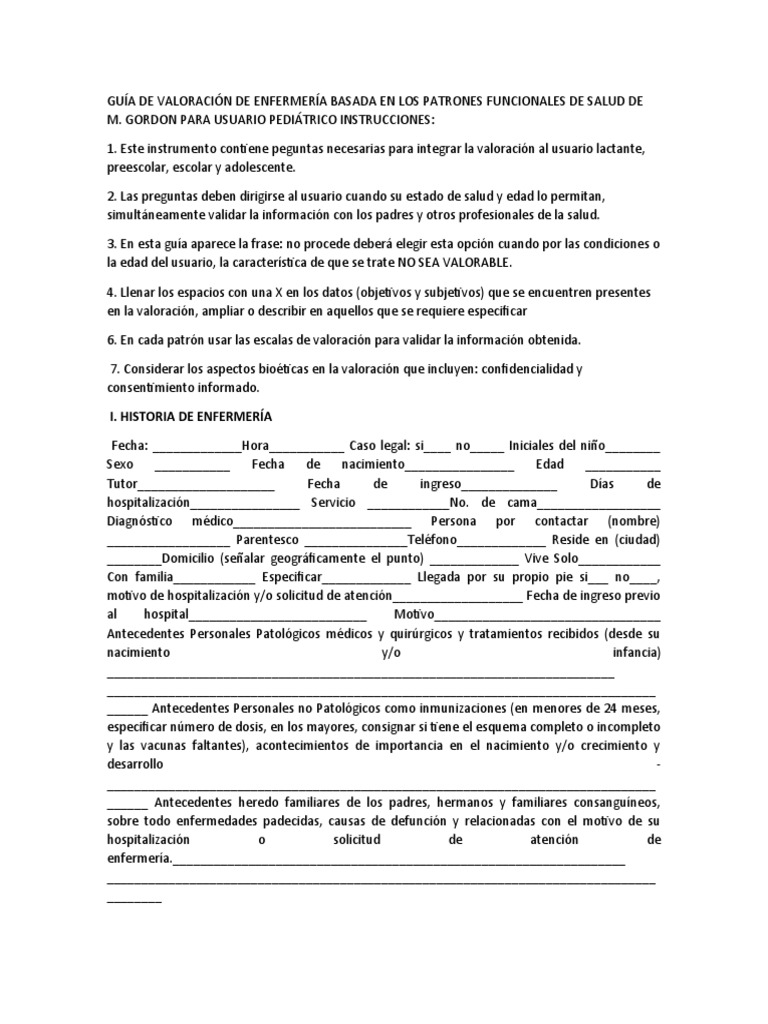 GUIA DE VALORACION PEDIATRICA MG (1) | PDF | Hospital | Ojo
