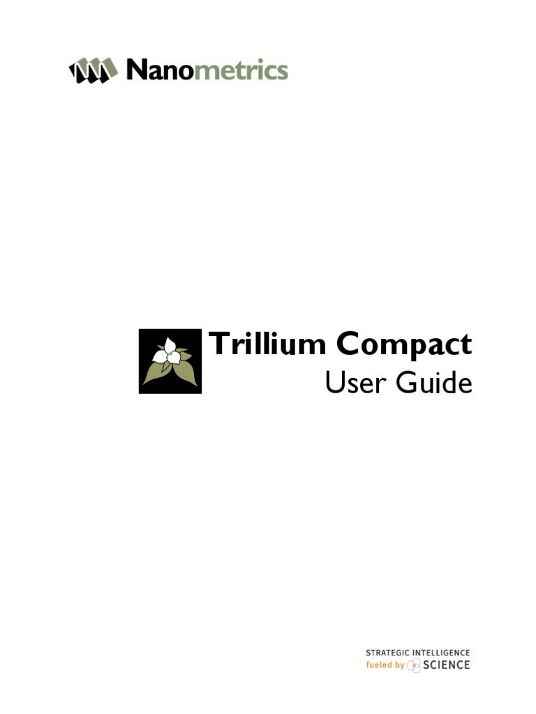 Trillium Compact Seismometer Guide | PDF | Cable Television ...