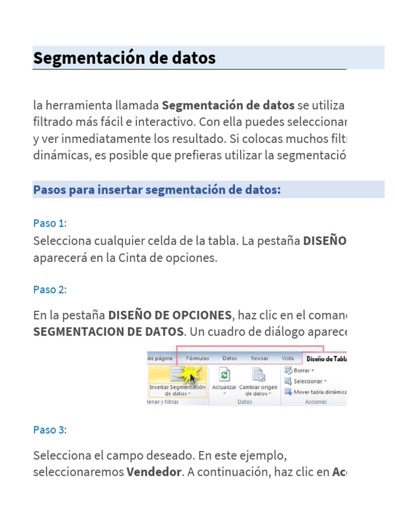 04 Segmentacion de Datos | PDF