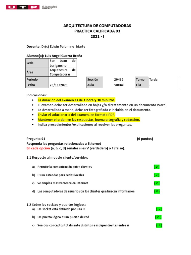 Arq Comp PC03 Final | PDF