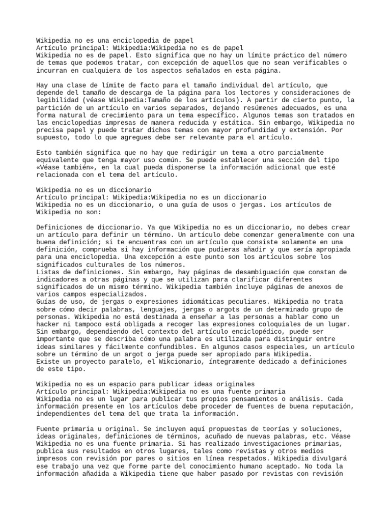 que es una enciclopedia | PDF | Wikipedia