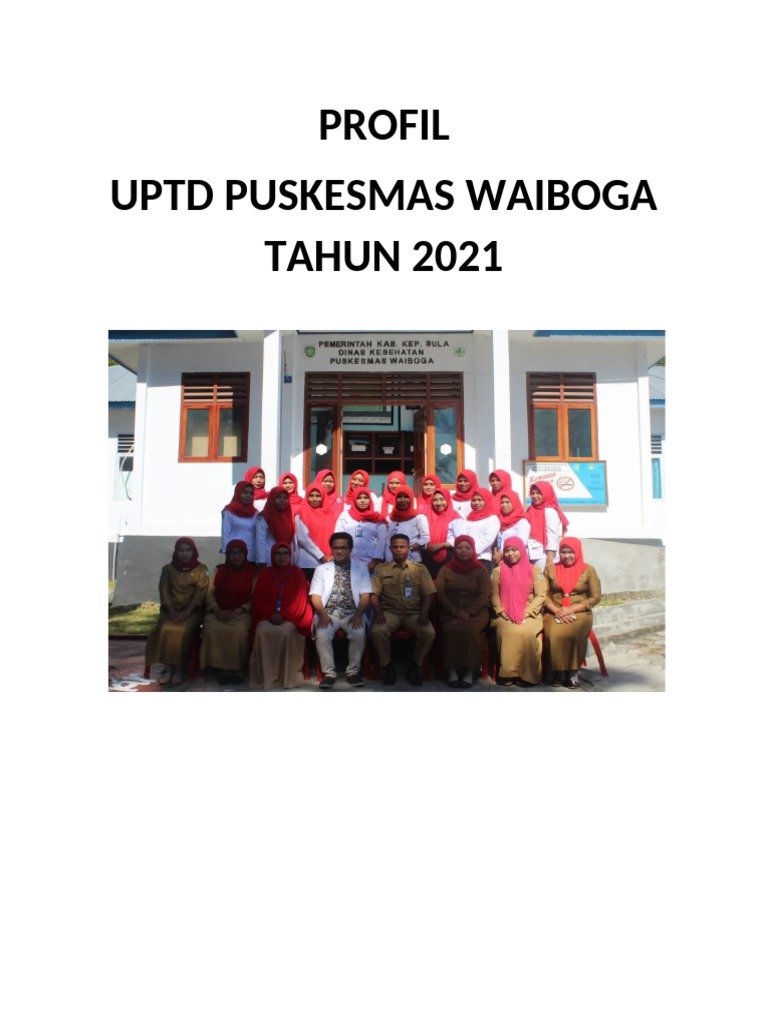 PROFIL UPTD PUSKESMAS WAIBOGA 2021 | PDF