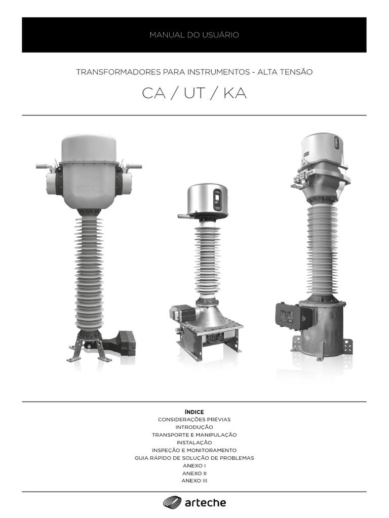 Arteche Mu CA-ut-ka PT | PDF | Embalagem e rotulagem | Transformador