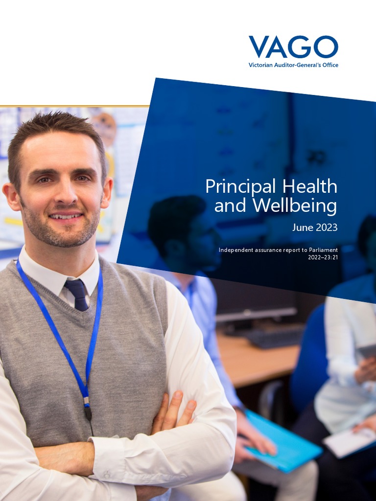 Principal Health and Wellbeing Audit Report | PDF | Occupational Safety ...