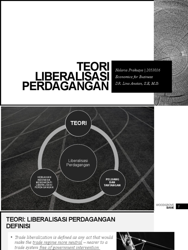 Teori Liberalisasi Perdagangan Indonesia | PDF