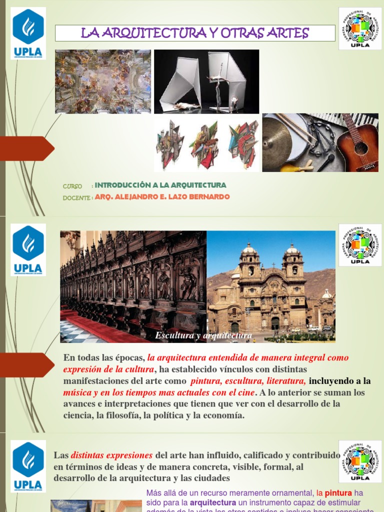 Clase 9. La Arquitectura y Otras Artes | PDF