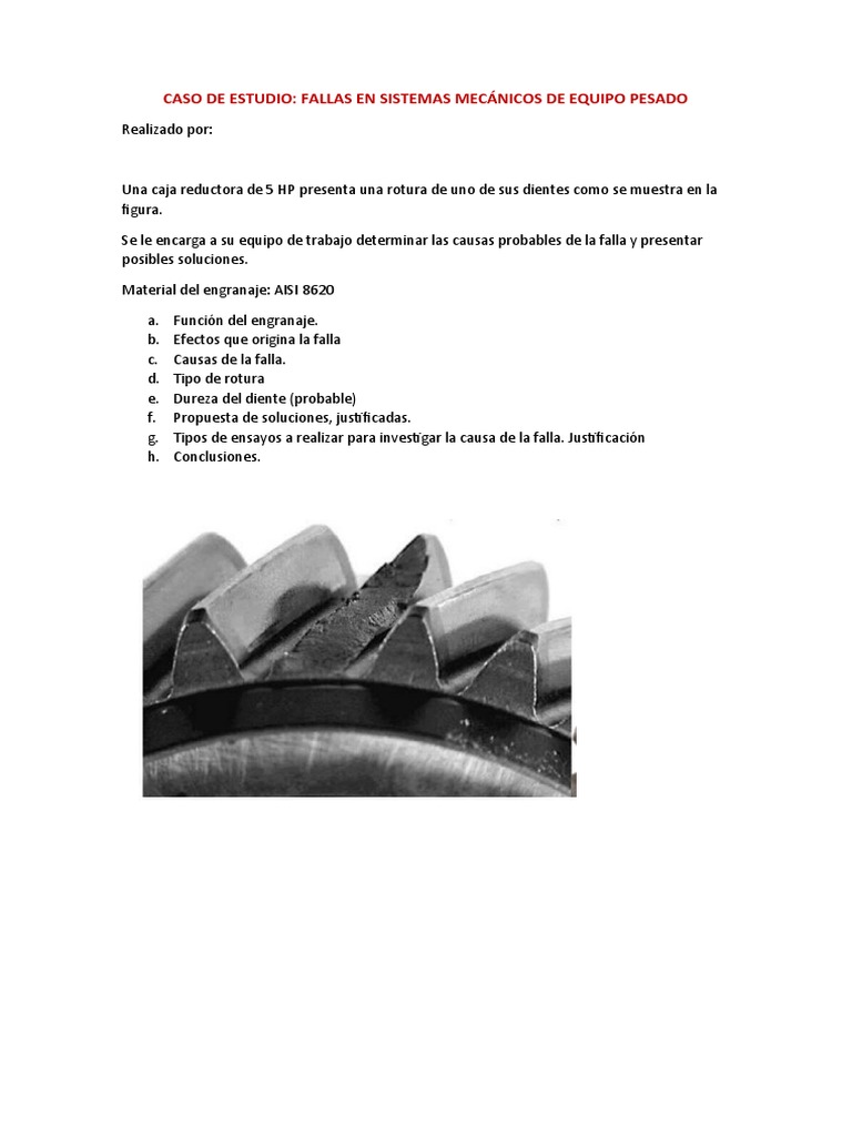 Actividad P4 - 1 - Caso de Fallas | PDF