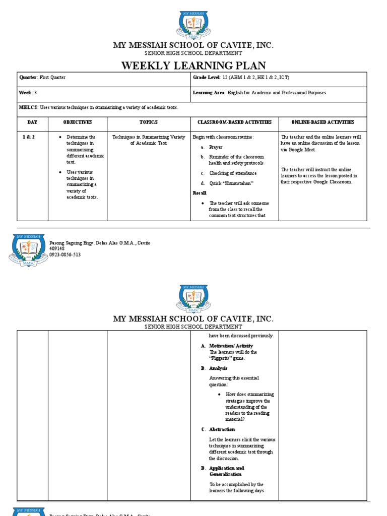 Week 3 LP in Eapp | PDF | Learning | Educational Technology