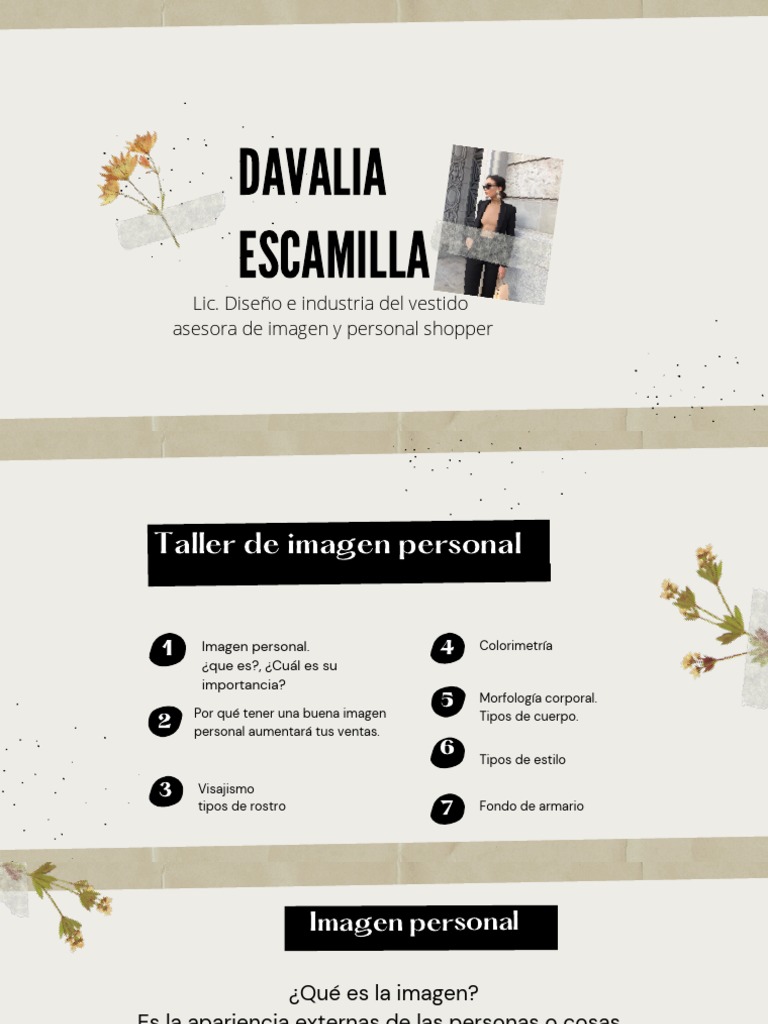 Taller de Asesoría de Imagen Personal | PDF | Comportamiento | Color