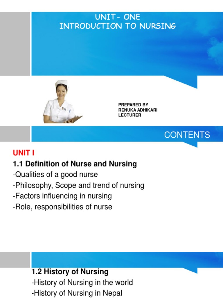 DEFINITION OF NURSE AND QUALITIES IN GOOD NURSE | PDF | Nursing | Empathy