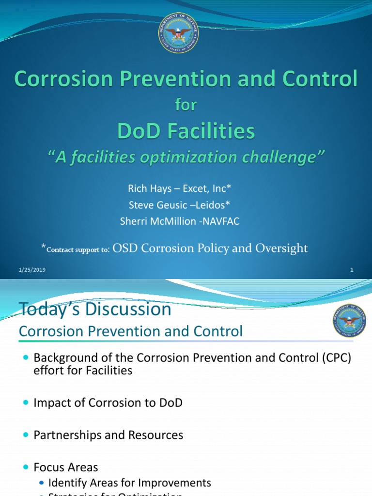 DOD Facilities | PDF | Corrosion | Epoxy