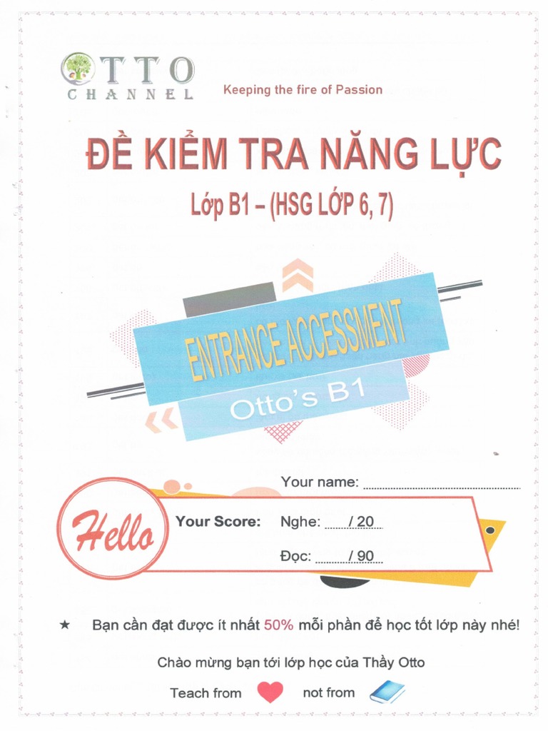 B1 - Placement Test | PDF