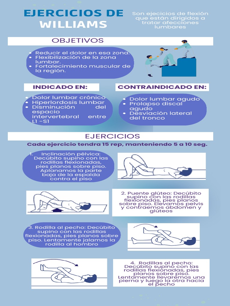 Ejericicios de Williams | PDF | Anatomía humana | Sistema ...