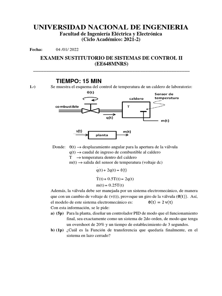 P1 ExS EE648 2021-2 | PDF | Ciencia y matemáticas
