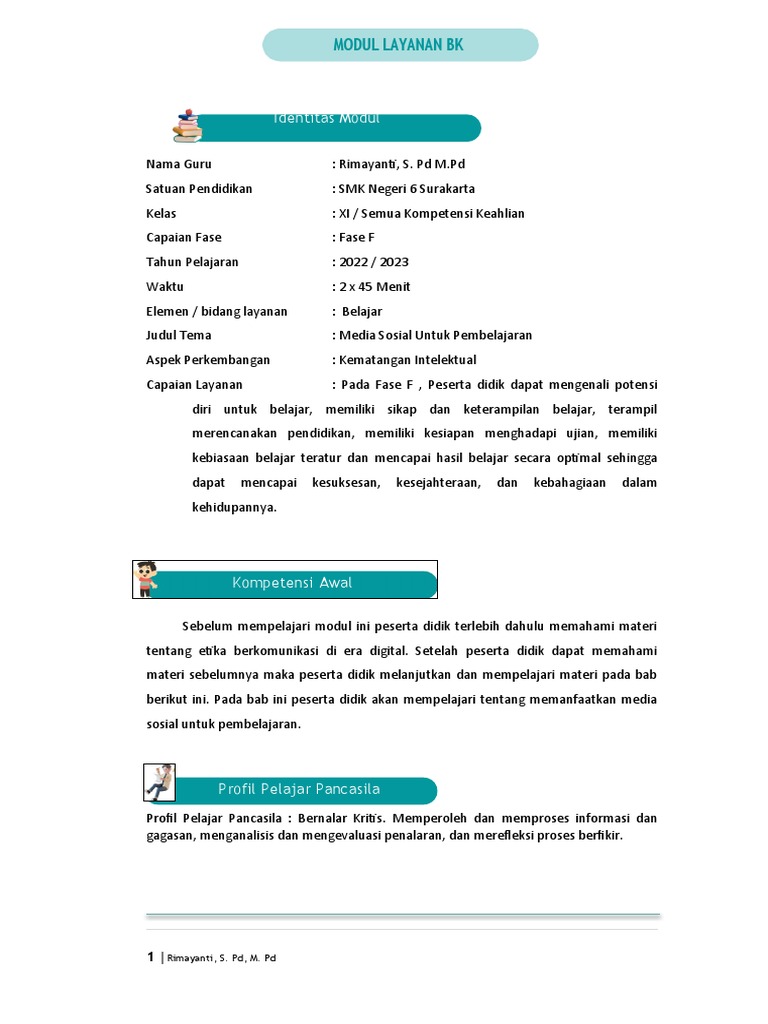 Media Sosial Untuk Pembelajaran - Rimayanti | PDF | Seni