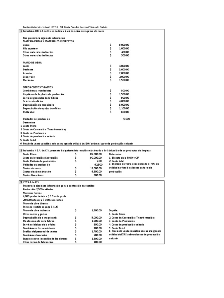 Práctica | PDF | Negocios económicos | Economias