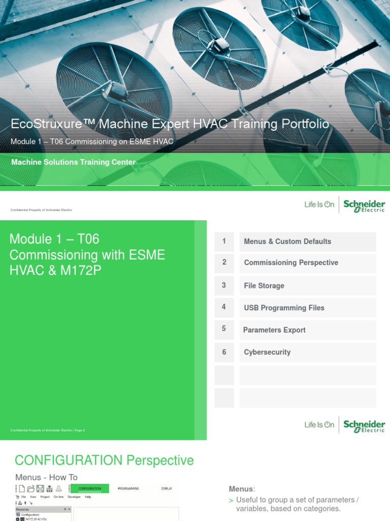 Module 1 - T06 Commissioning ESME - HVAC - v3.0 | PDF | Flash Memory | Usb Flash Drive