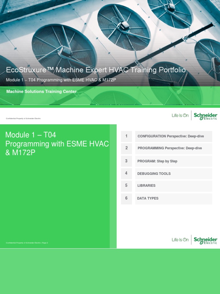 Module 1 - T04 Basic Programming ESME - HVAC - v3.1 | PDF | Integer (Computer Science) | Boolean ...