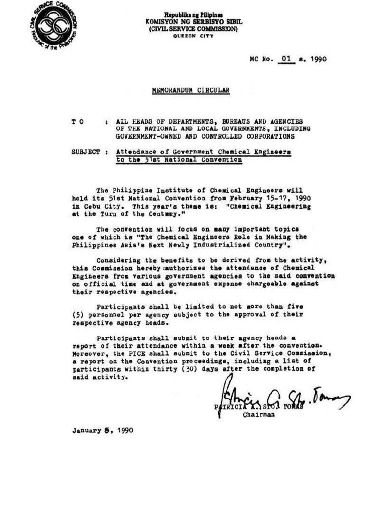 CSC MC 01 - 1990 | PDF