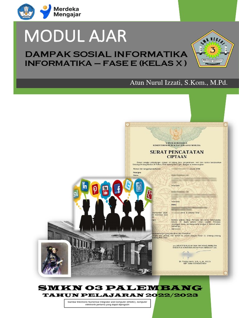 Modul Ajar Informatika Kelas X SMK | PDF