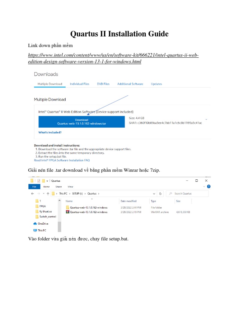 Quartus II Installation Guide | PDF