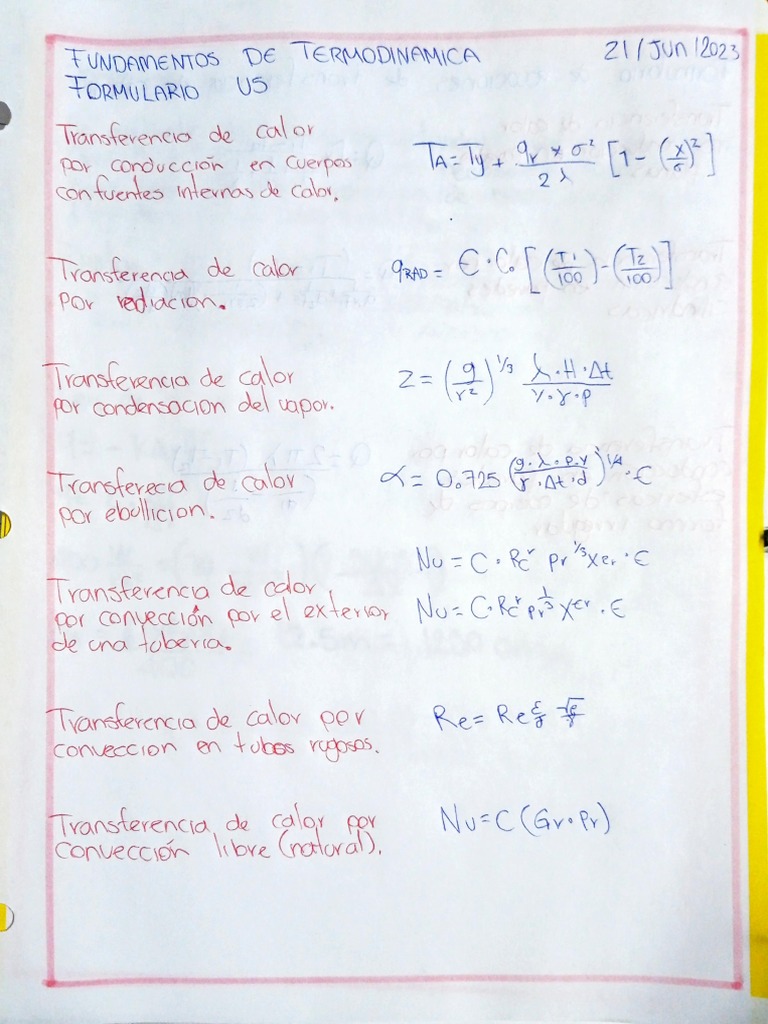 Formulario U5 | PDF