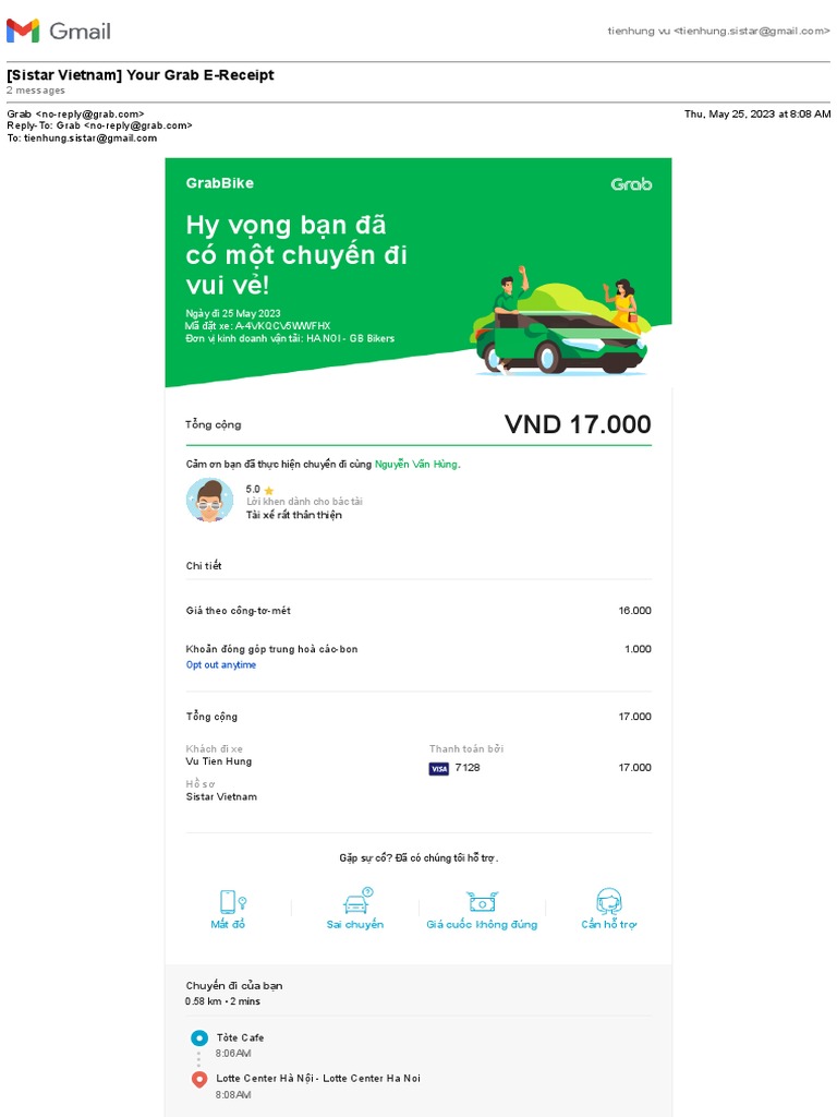 Gmail - [Sistar Vietnam] Your Grab E-Receipt 2 | PDF