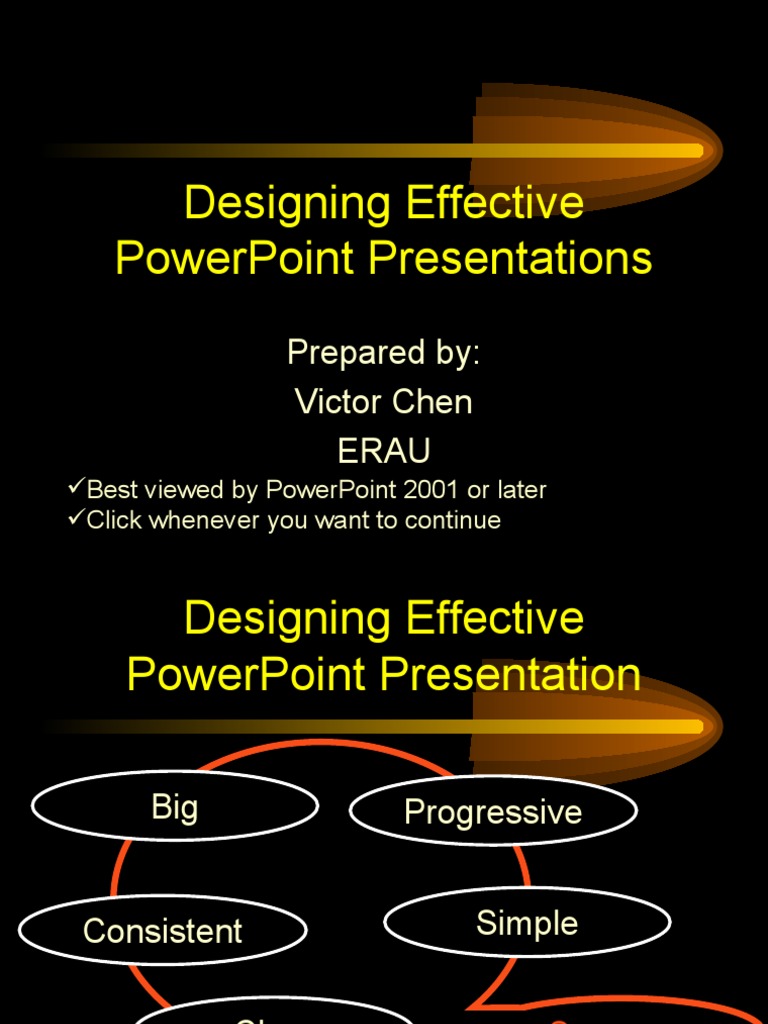 Effective Powerpoint Presentations | PDF | Input/Output | Attention