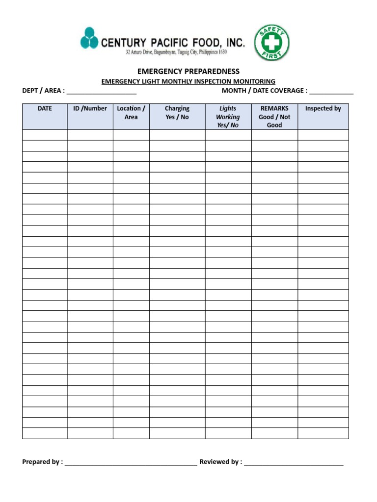 Emergency Light Monitoring | PDF
