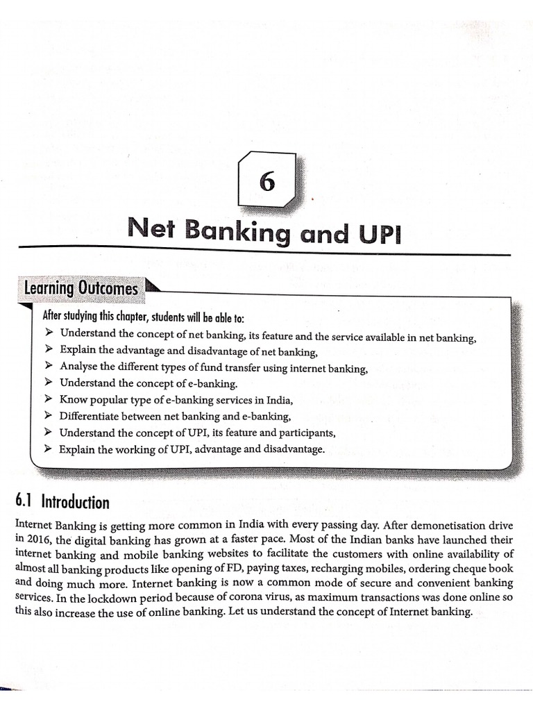 Net Banking and Upi | PDF
