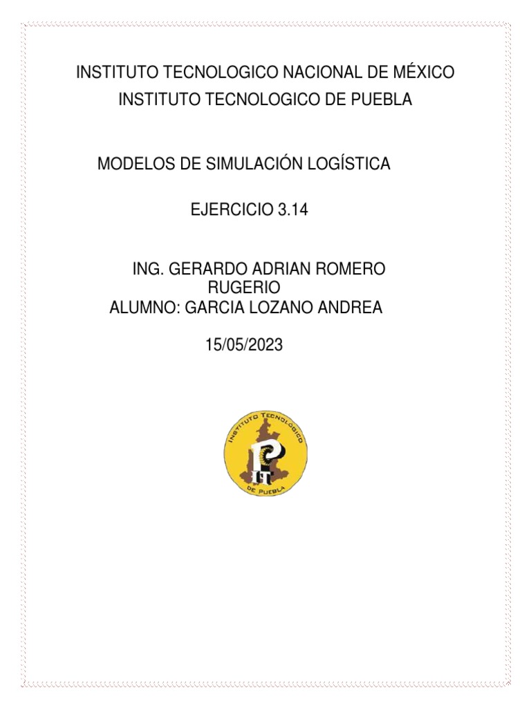 EJERCICIO 3.14 Andrea Garcia | PDF