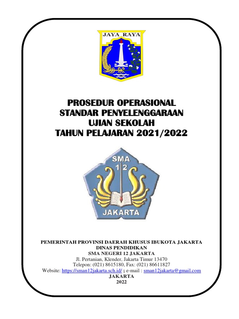 Pos Us Sman 12 Jakarta 2022 | PDF