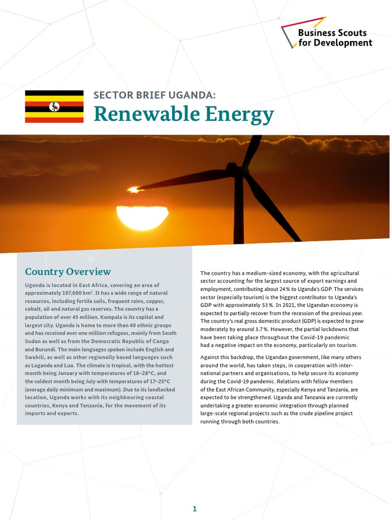 Renewable Energy in Uganda | PDF | Renewable Energy | Biomass