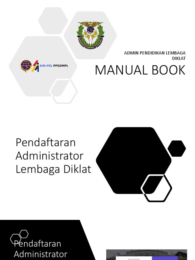 Manual Book Admin Pendidikan Lembaga | PDF