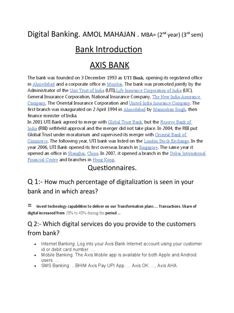Digital Banking | PDF | Service Industries | Private Sector