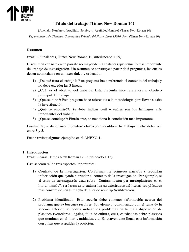 Producto Final-Proyecto de Investigación UPN-V1 PDF | PDF