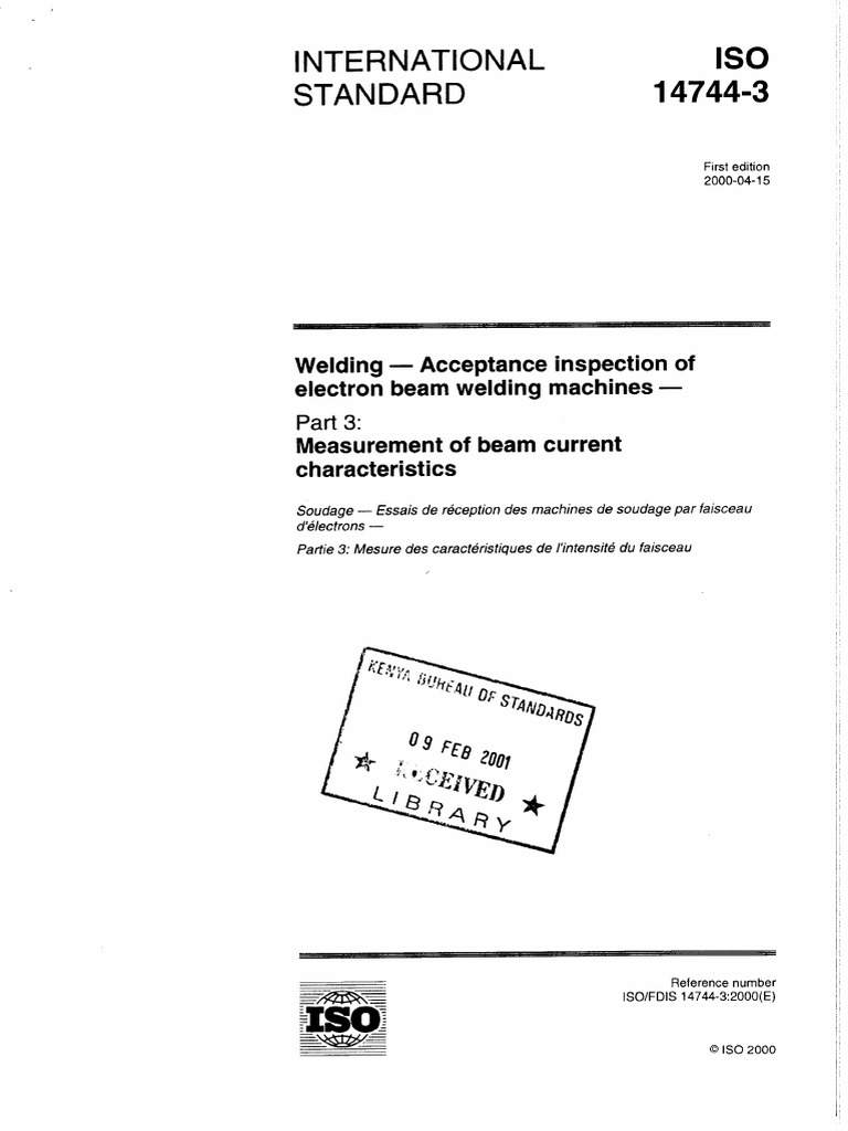 ISO 14744-3-2000 | PDF
