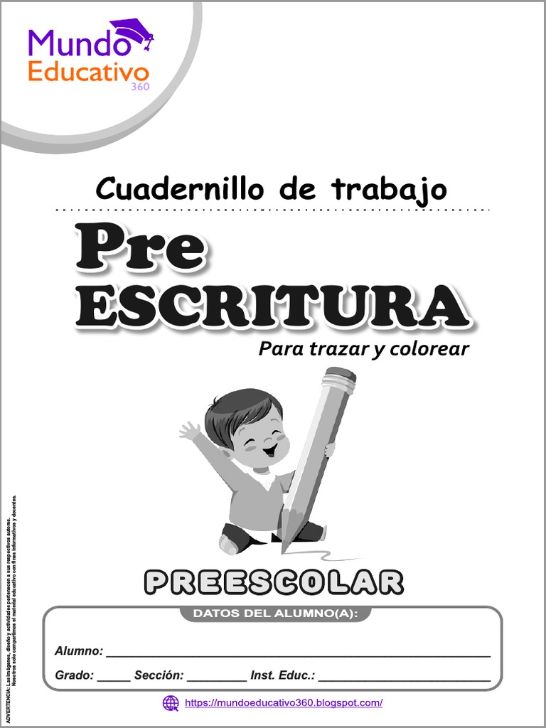 Cuaderno Pre Escritura Me360 | PDF