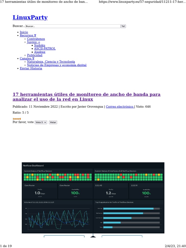 17 Herramientas Útiles de Monitoreo de Ancho de Banda para Analizar El ...
