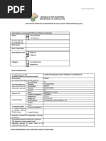 Cso - Application Form For The Accreditation of Civil Society Organizations | PDF