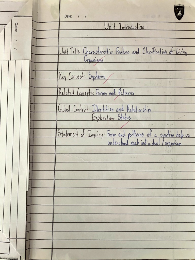 MYP 4 Biology | PDF