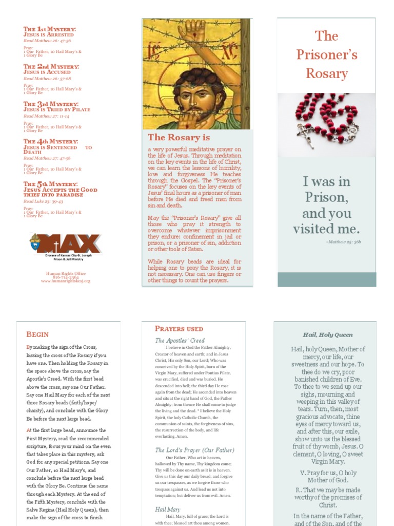 Prisoners Rosary | PDF | Lord's Prayer | Rosary