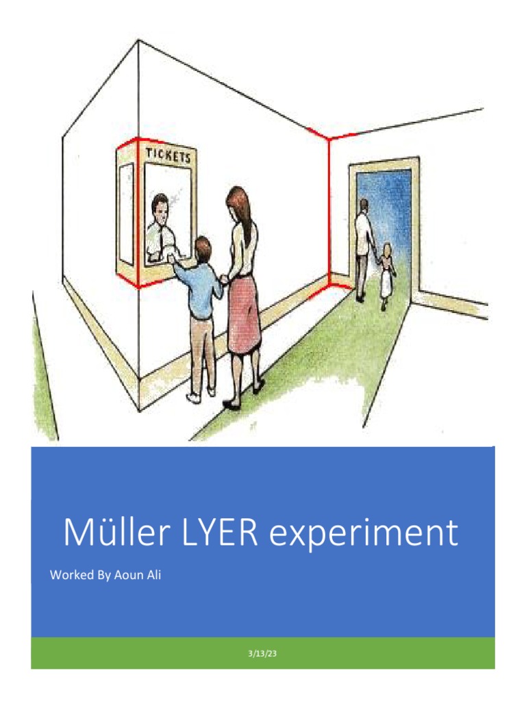 Muller Lyer Illusion Pdf Psychophysics Subjective Experience