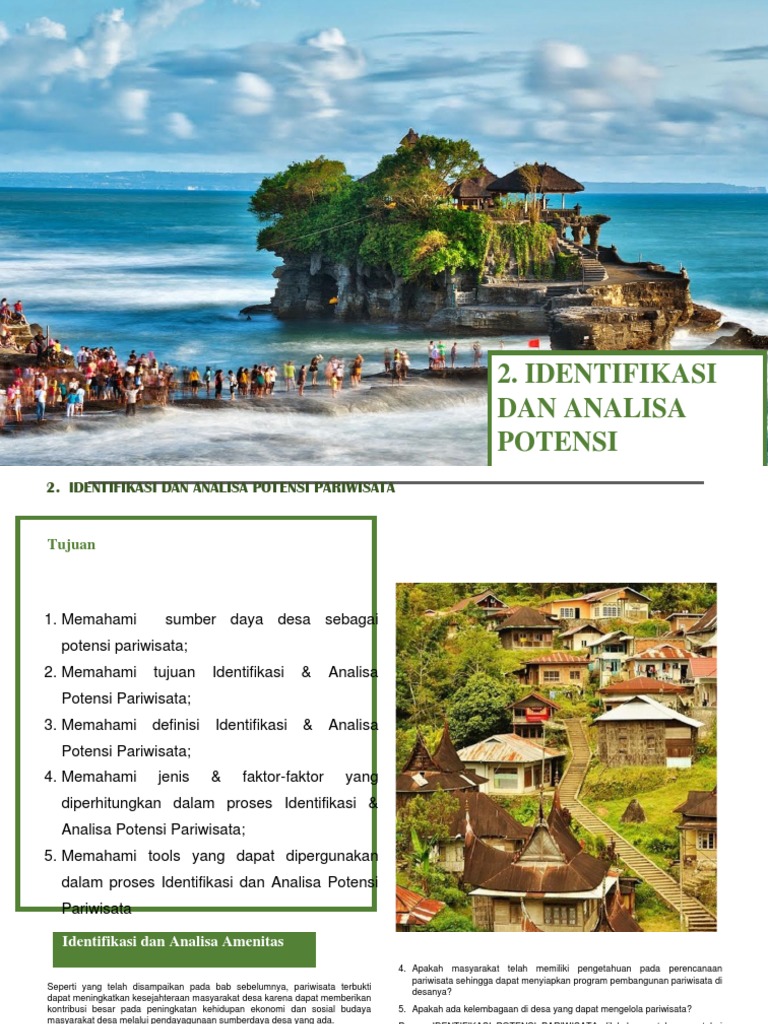 PB2. Identifikasi Dan Analisa Potensi Pariwisata | PDF